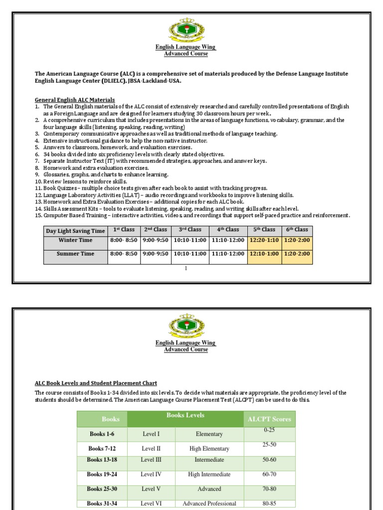 ALC Book 16 Quiz and Placement Guide | PDF | Language Education ...