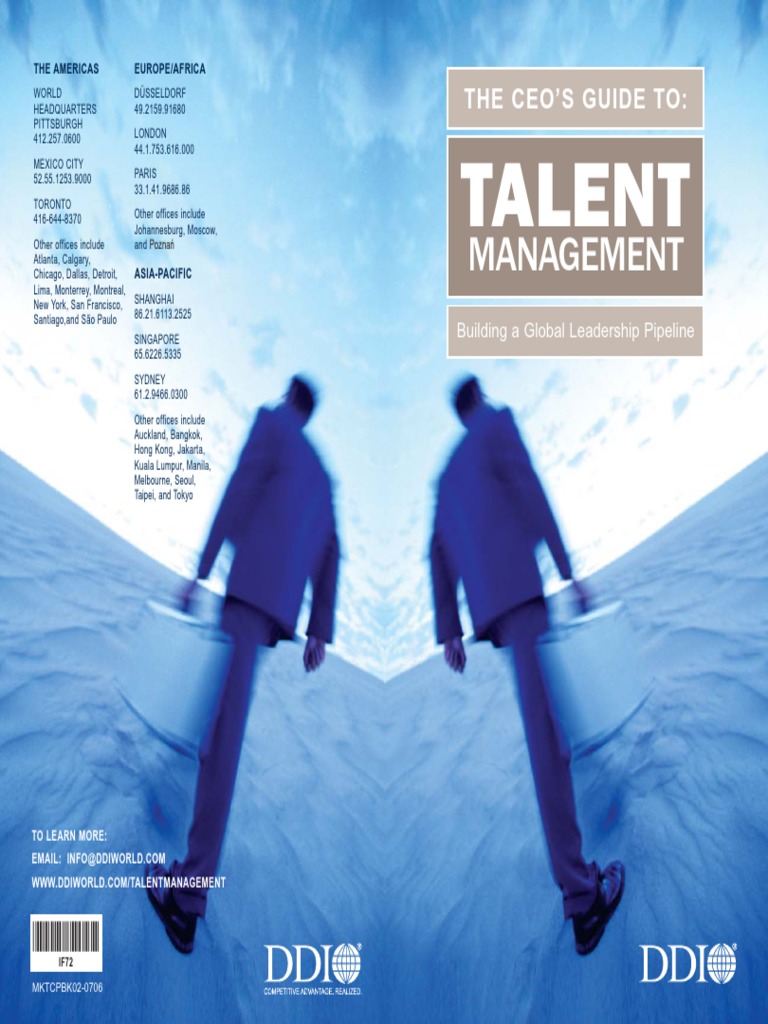DDI CEO Guide To Talent Mangement | PDF | Talent Management | Leadership