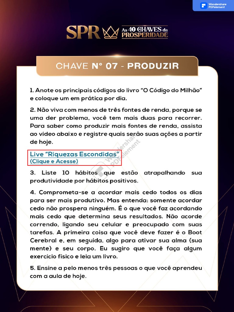 07 Produzir - Tarefa SPR | PDF