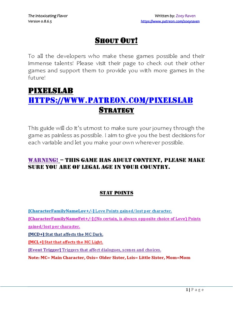 The Intoxicating Flavor Guide | PDF