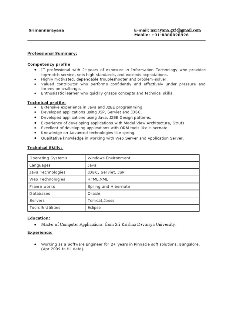 Narayana 2+years | PDF | Java Server Pages | Java (Programming Language)