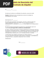 Modelo de Carta de Recibido | PDF