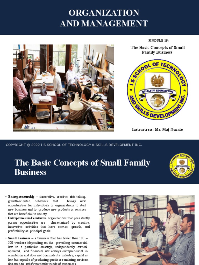 Organization Management Module 15 | PDF | Business | Sole Proprietorship