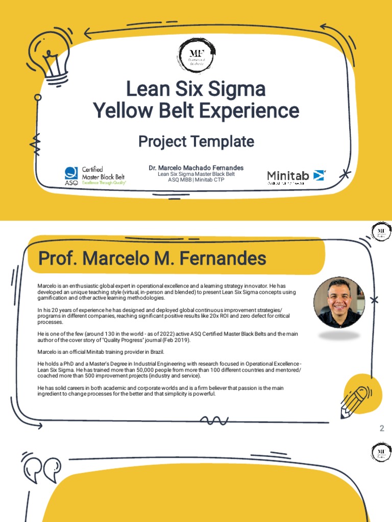 LSS YB Experience - Project Template | Download Free PDF | Business