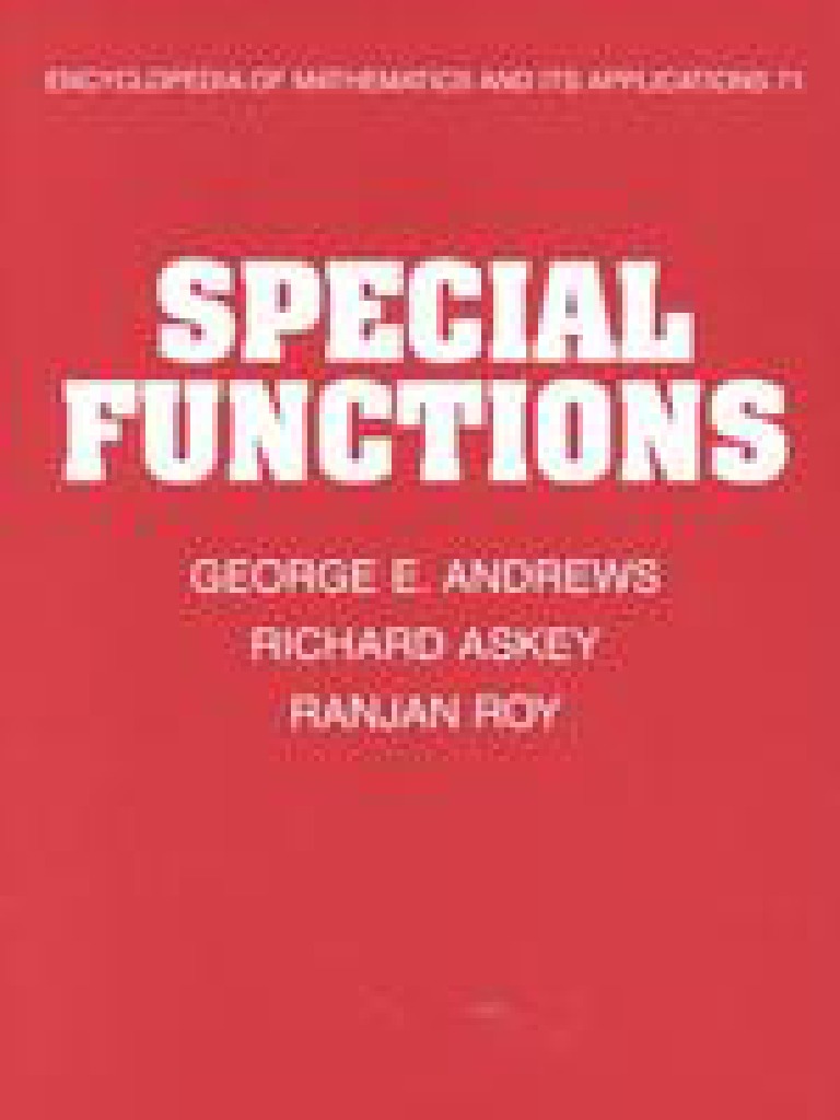 Special Functions | PDF