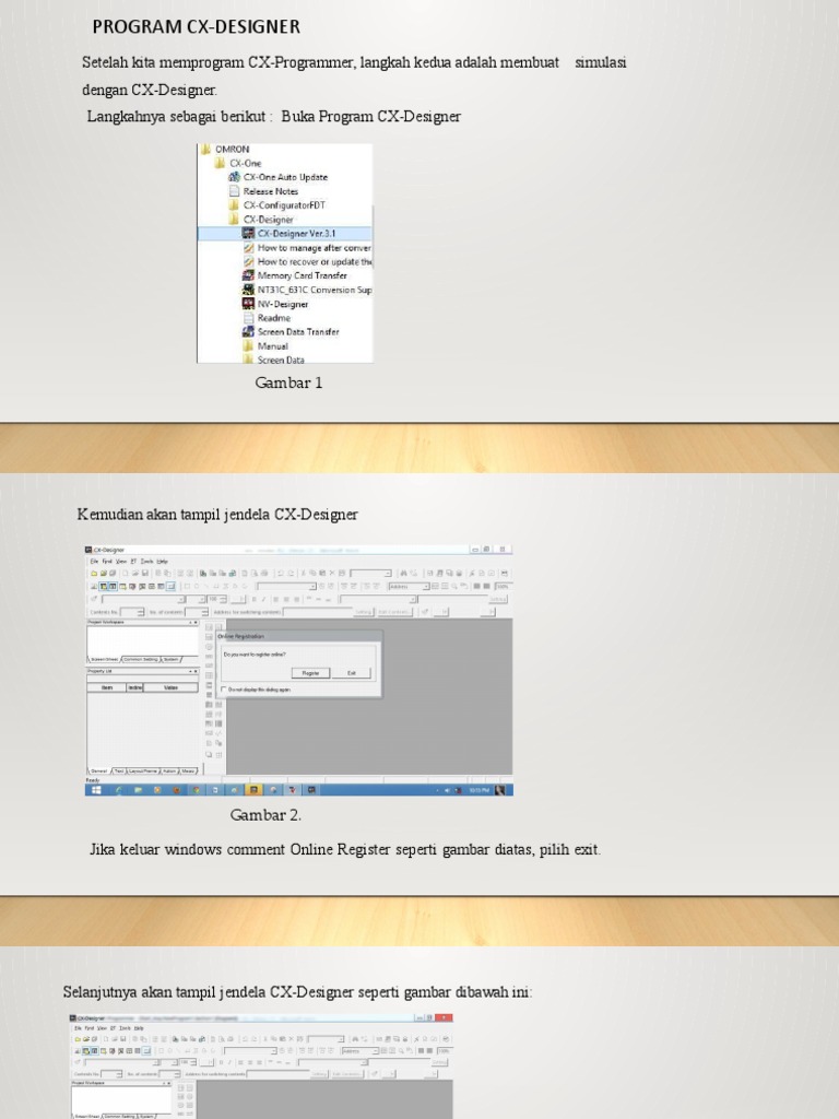 Panduan Simulasi CX-Designer | PDF