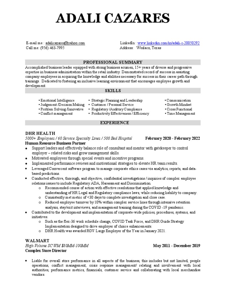 Adali C | PDF | Employment | Analytics