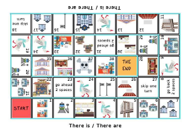 There Is There Are Game | PDF