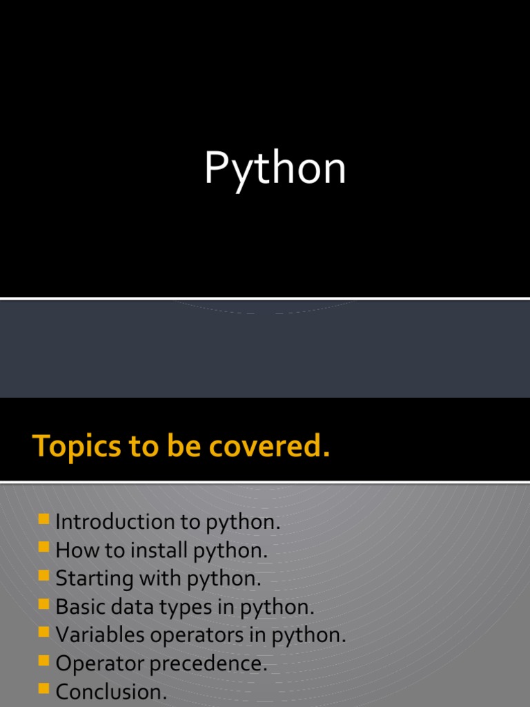 Presentation Python Is Boring. | PDF | Python (Programming Language ...