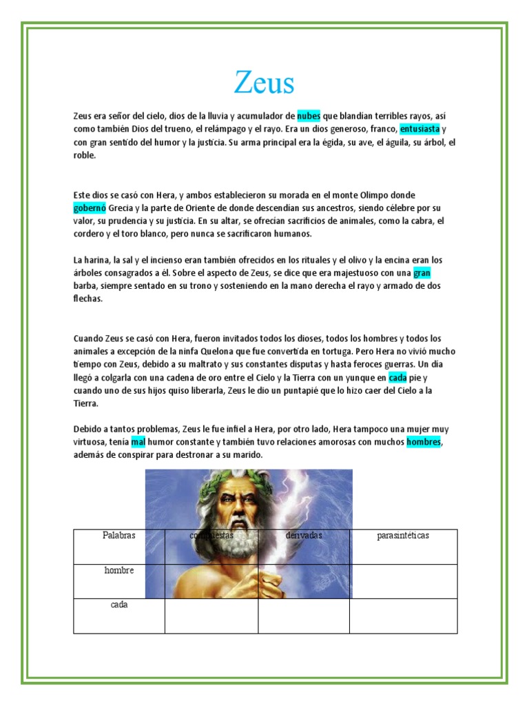 Zeus | PDF