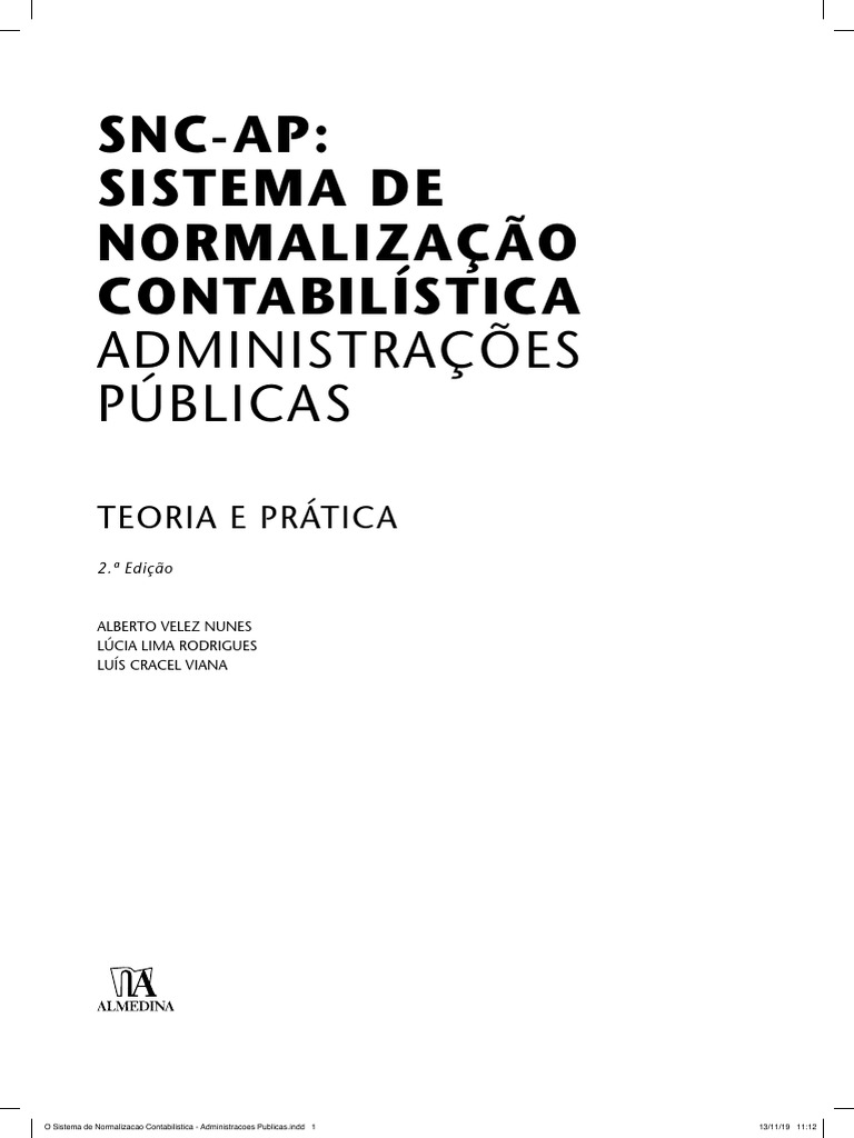 SNC-AP - O Sistema de Normalização Contabilistica - Administrações ...