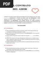 Contrato de Noviazgo Cómico y Formal | PDF | Infidelidad | Sexo