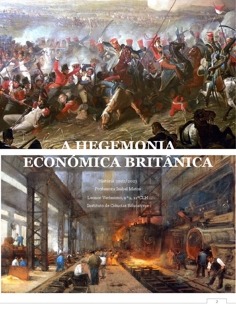Ficha de Trabalho - Hegemonia Britânica | PDF