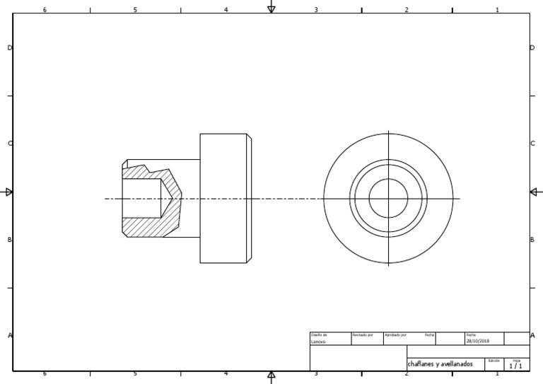 Chaflanes y Avellanados Doble | PDF