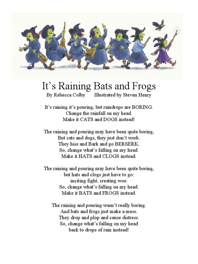 It's Raining Bats and Frogs | PDF