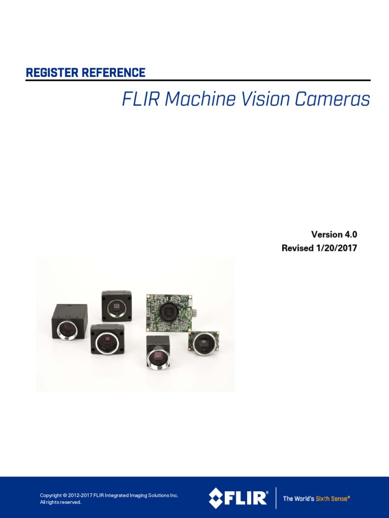 FLIR Machine Vision Camera Register Reference | PDF | Exposure (Photography) | Camera
