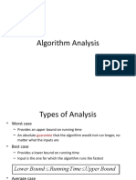 Algorithm Analysis Cheat Sheet | PDF | Algorithms | Algorithms And Data Structures