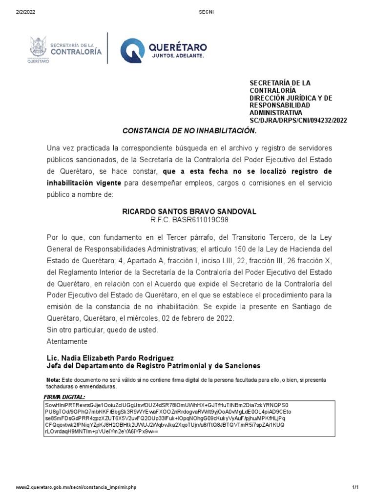 SECNI | PDF | Gobierno | Justicia