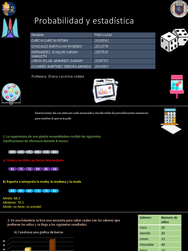 PIA-Probabilidad y Estadistica | PDF