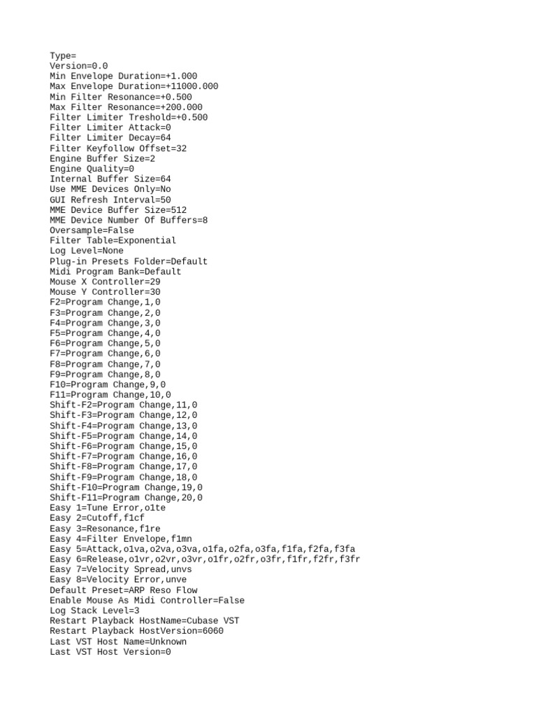 Synth Master One Config | PDF | Drum Kit | Synthesizer