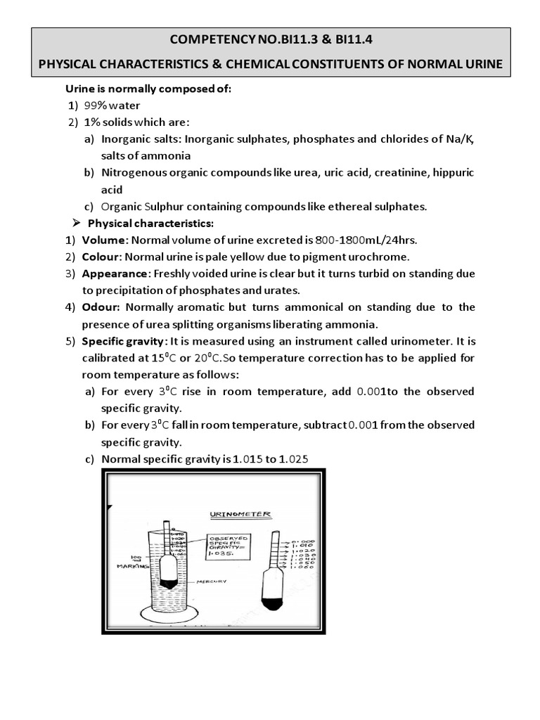 Normal Urine | PDF | Precipitation (Chemistry) | Urea