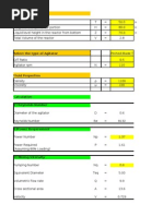 Agitator Power Requirement and Mixing Intensity Calculation | PDF ...