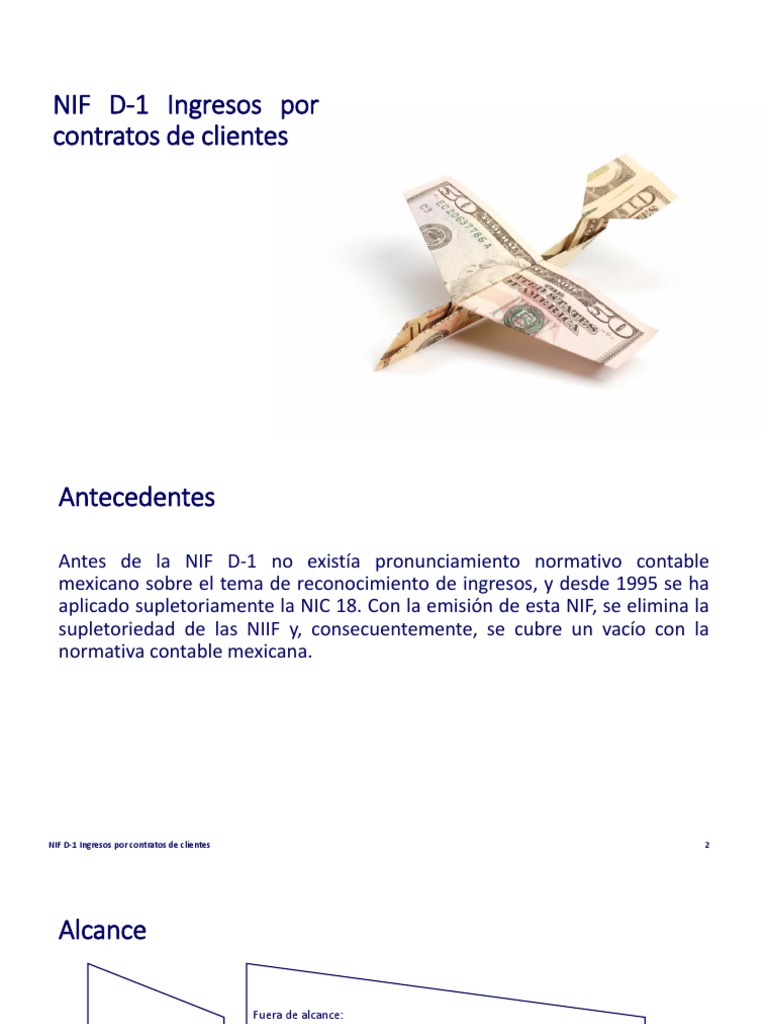 Nueva Nif D-1 Ingresos | PDF | Pago de regalías | normas ...