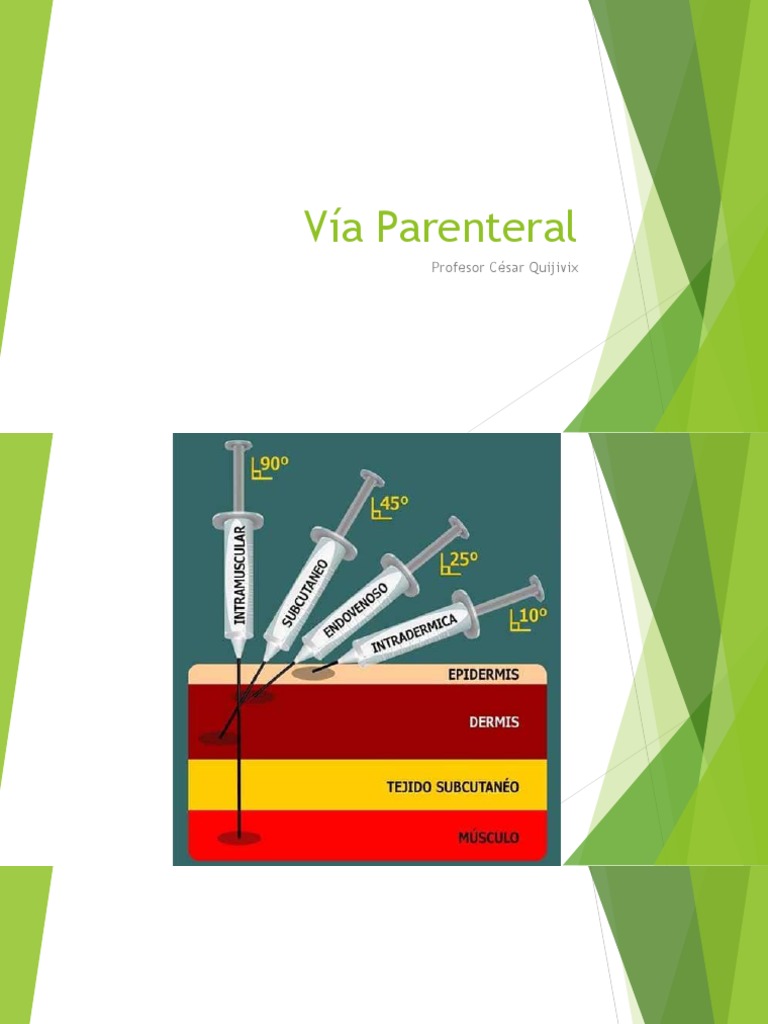 Vía Parenteral | PDF