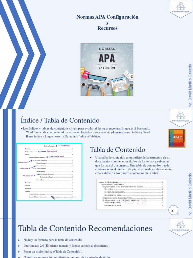 Unidad 2 - Clase 8 Normas APA y Su Configuracion Indice y Graficos | PDF