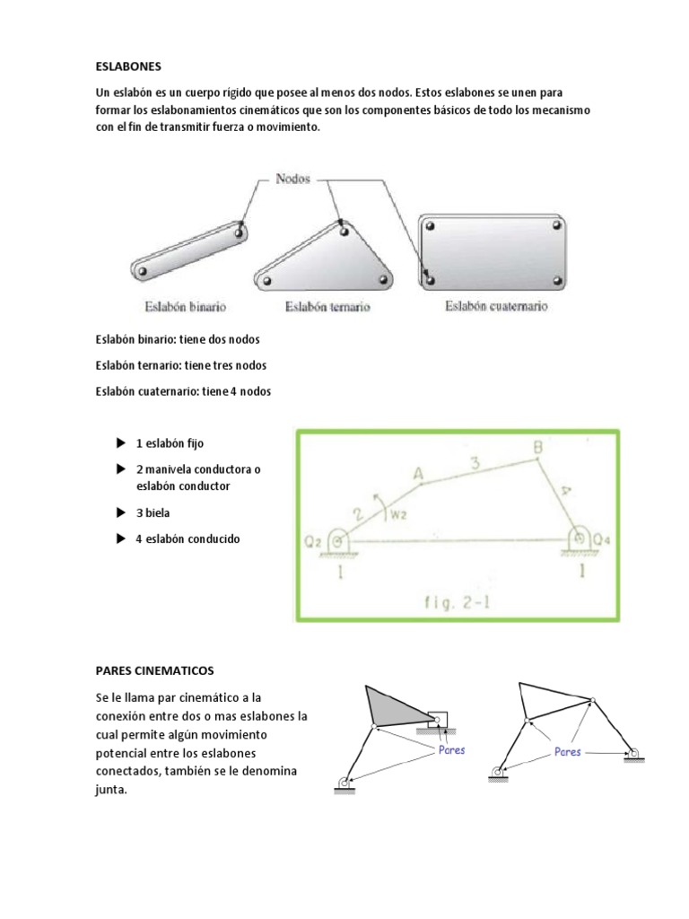 Mecanismo Biela Manivela | PDF | Cinemática | Mecánica