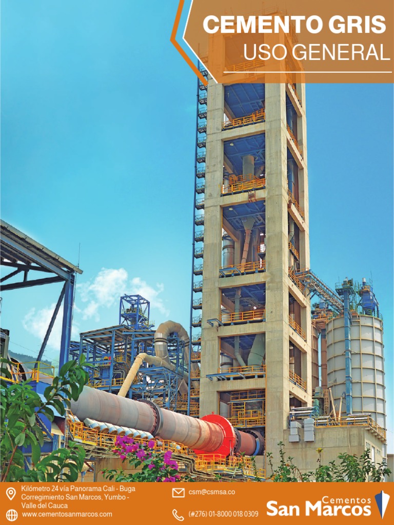 CSM Cemeto Gris Uso General | PDF | Cemento | Materiales