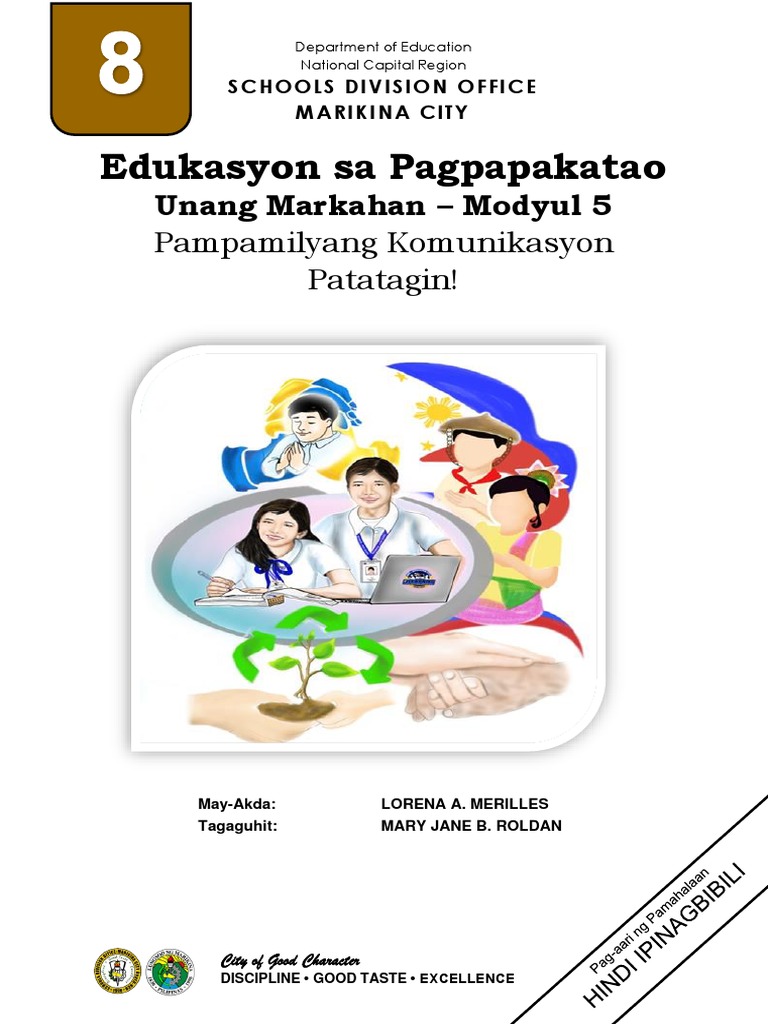 ESP8 Q1 MOD5 WEEK5 Pampamilyang Komunikasyon Patatagin! Final | PDF