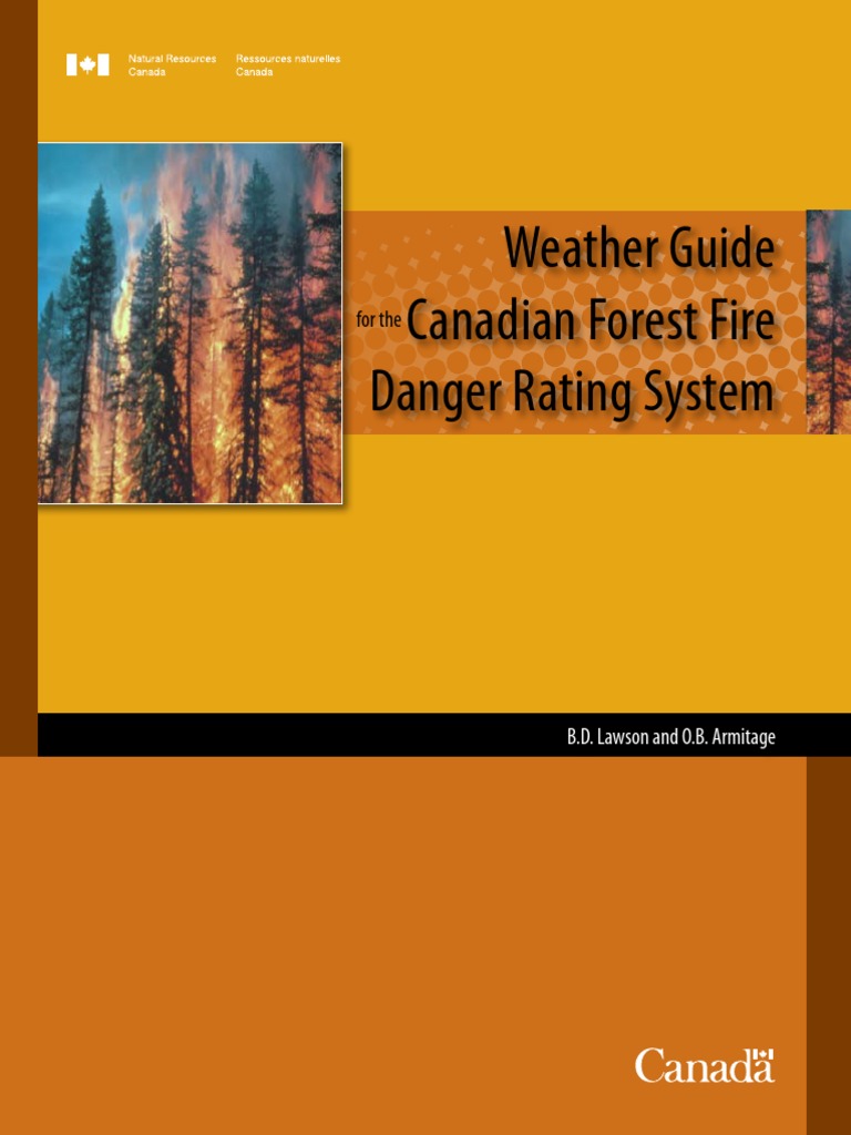 Weather Guide Canadian Forest Fire Danger Rating System: For The | PDF ...