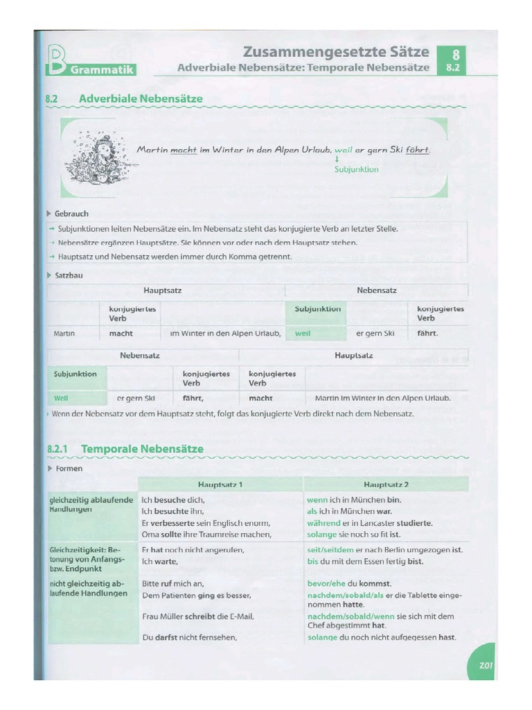 B-Grammatik Adverbiale Nebensaetze | PDF