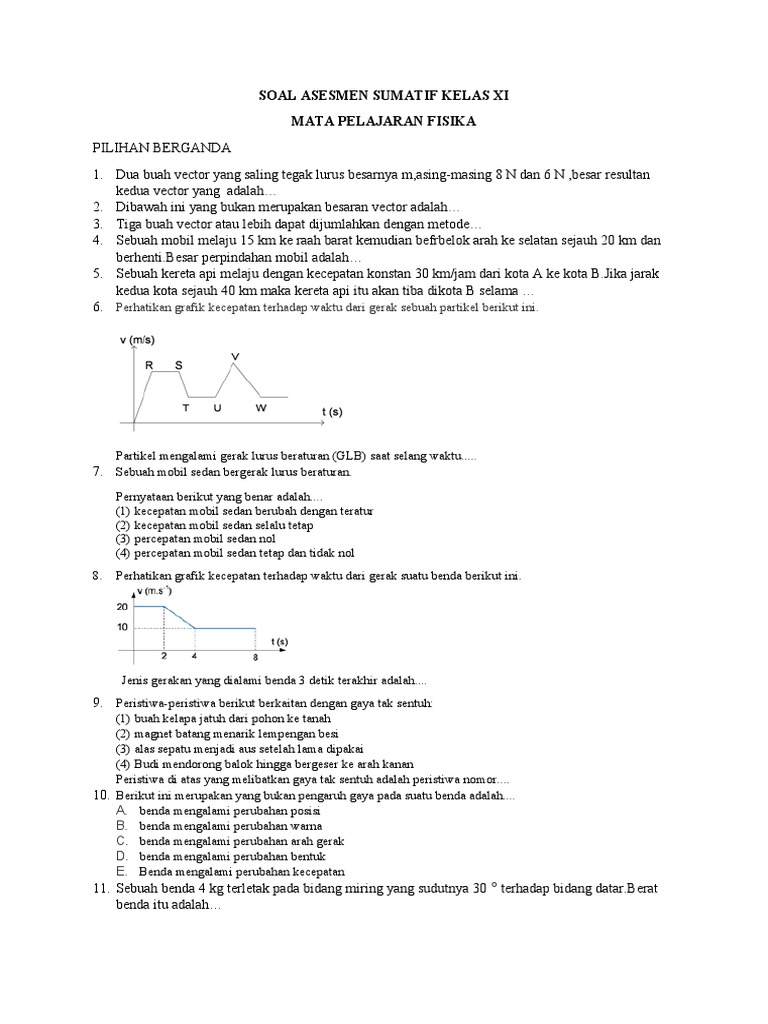 Kisi Kisi Soal 11 Prim | PDF