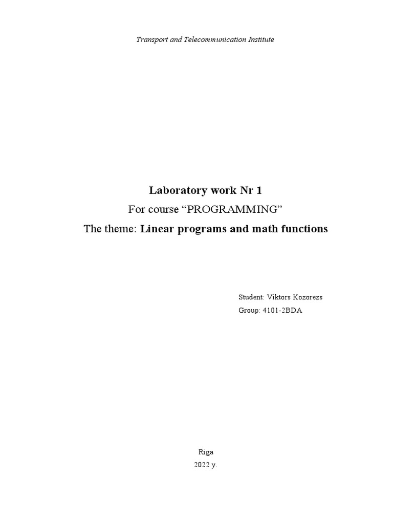 Assignment 1 Download Free Pdf Array Data Structure Algorithms 0180