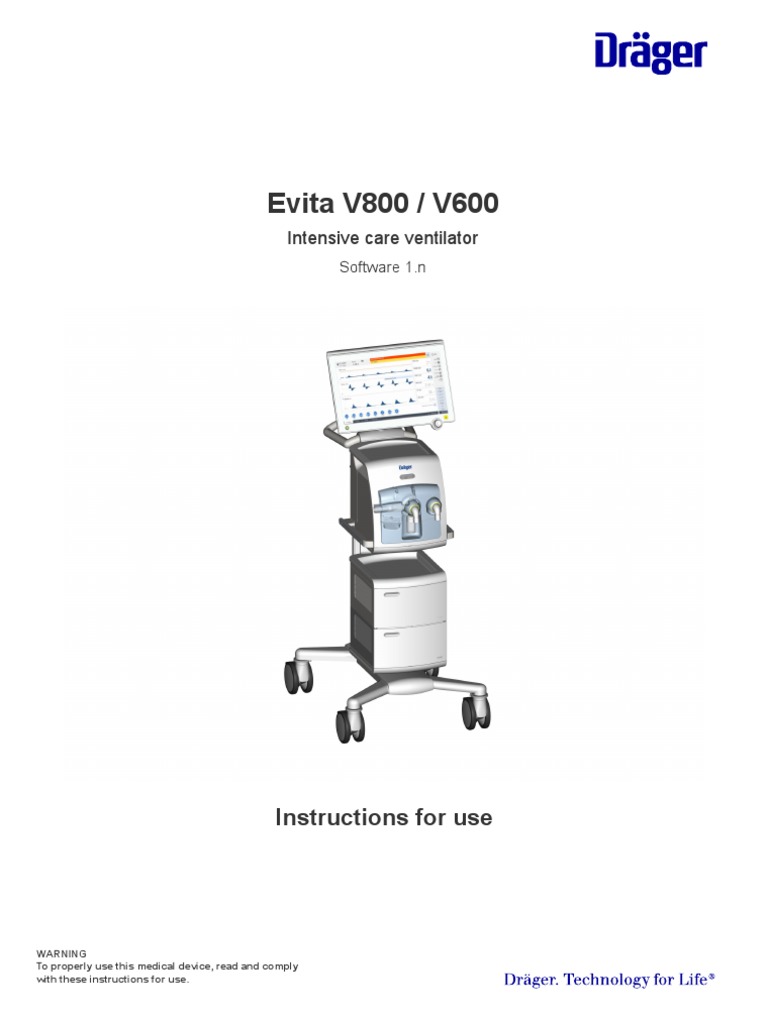Evita V800 / V600: Instructions For Use | PDF | Electrostatic Discharge ...