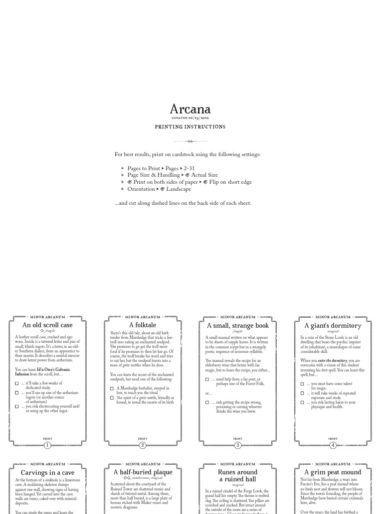 Arcana | PDF