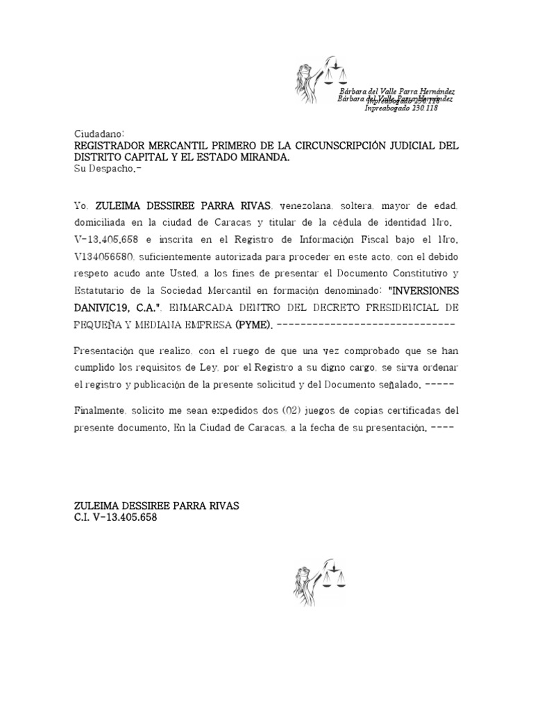 Acta Constitutiva | PDF | Bancos | Compartir (Finanzas)