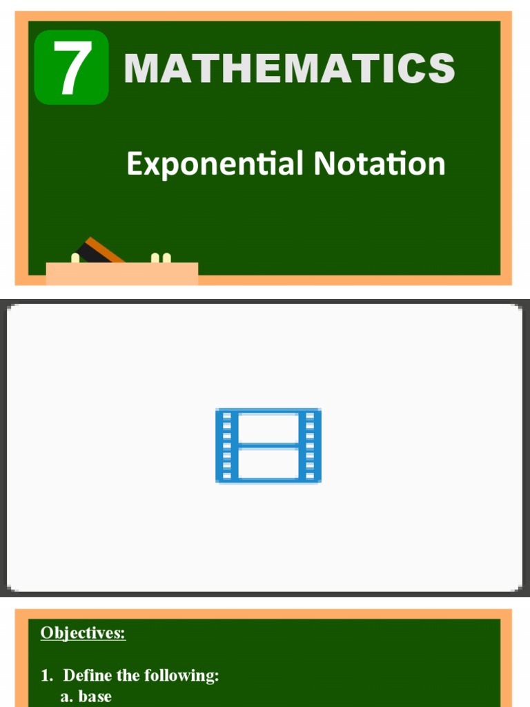 3 Exponential Notation | PDF