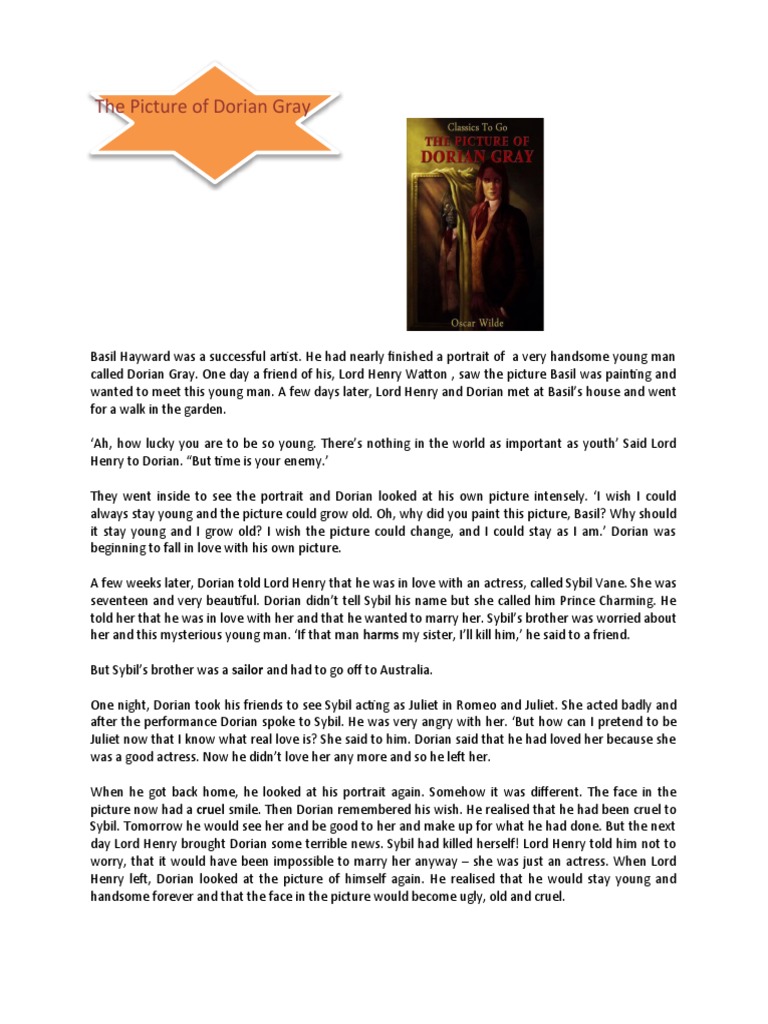 The Picture of Dorian Gray | PDF | The Picture Of Dorian Gray