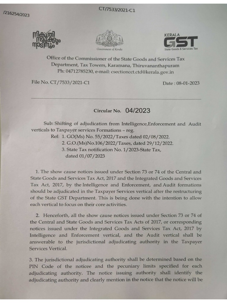 Circular 4-2023 Signed | PDF