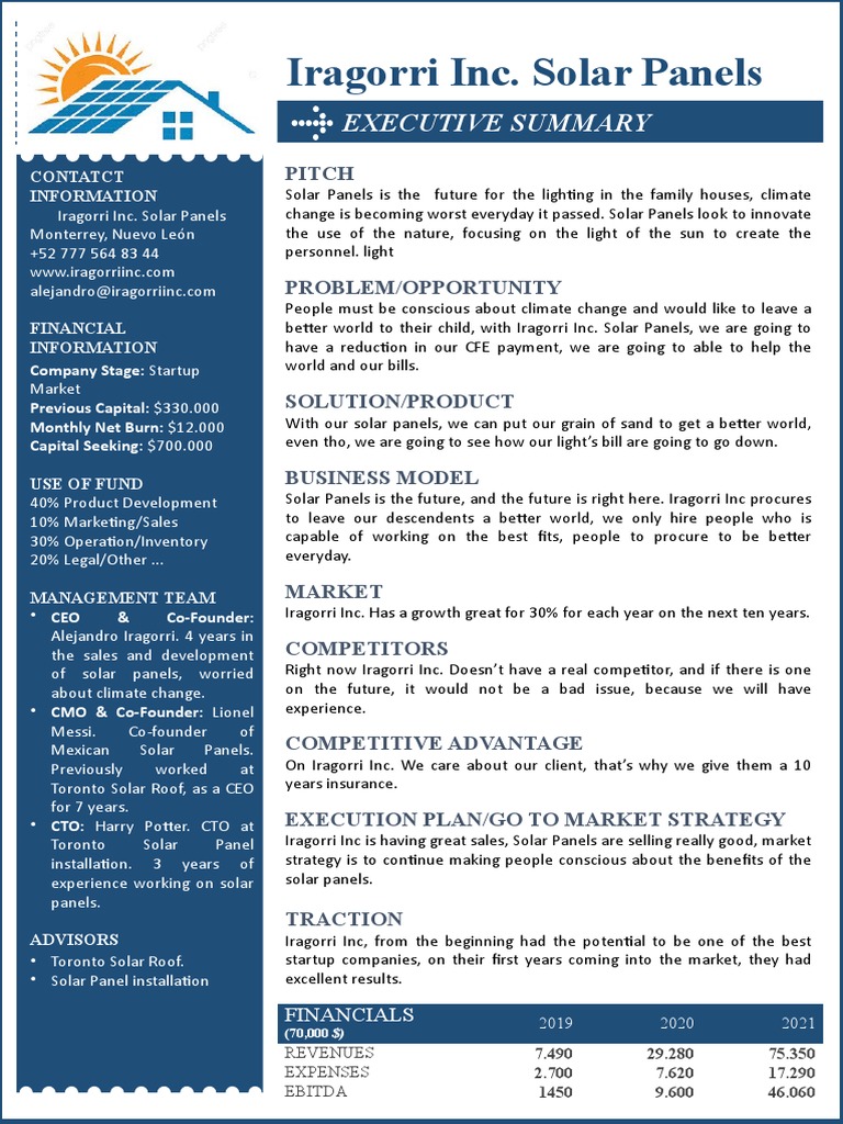 Act - 9 - Executive - Summary - 725312 | PDF | Business | Economies