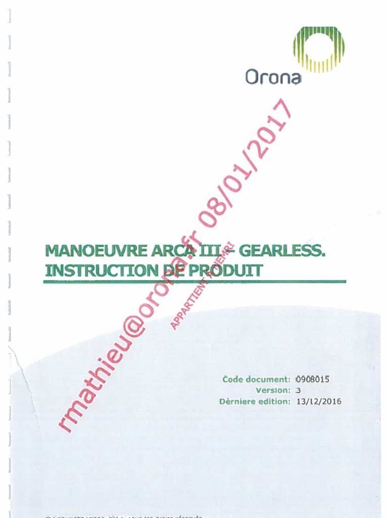 Arca 3 Gearless | PDF