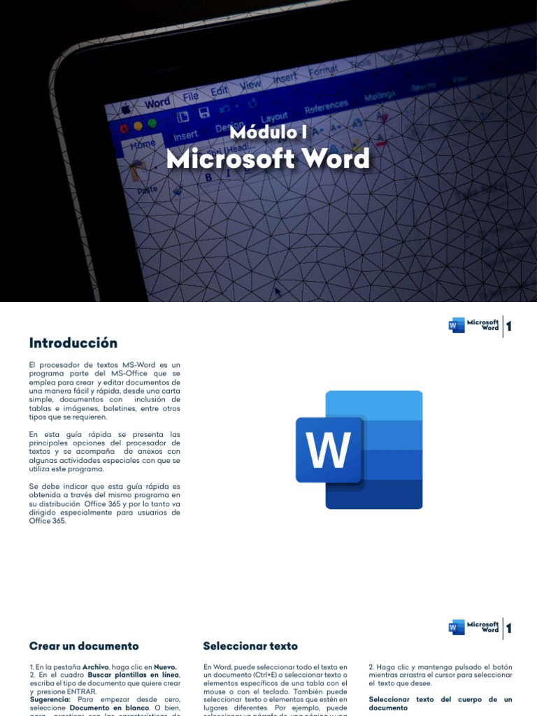 Mod1 Word | PDF | Archivo de computadora | Microsoft Word