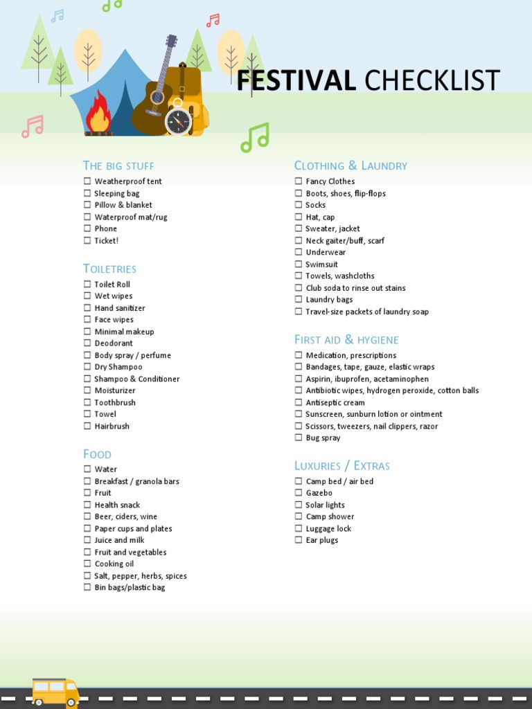 Festival Checklist | PDF
