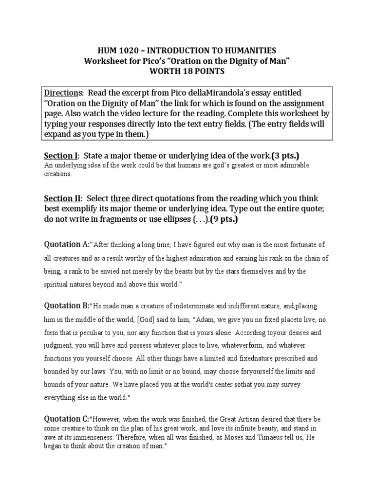 Pico Worksheet Entry Fields Revised | PDF | Genesis Creation Narrative ...