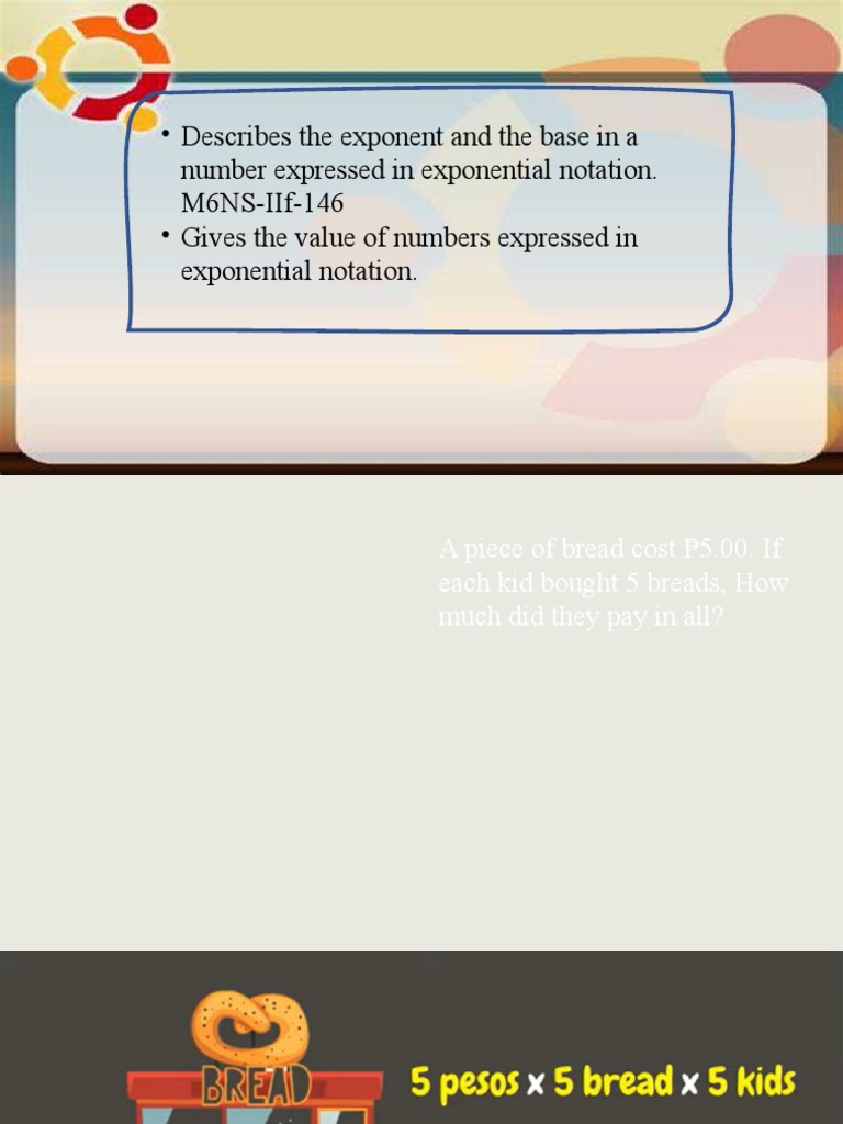 Exponential Notation | PDF | Exponentiation | Mathematical Concepts
