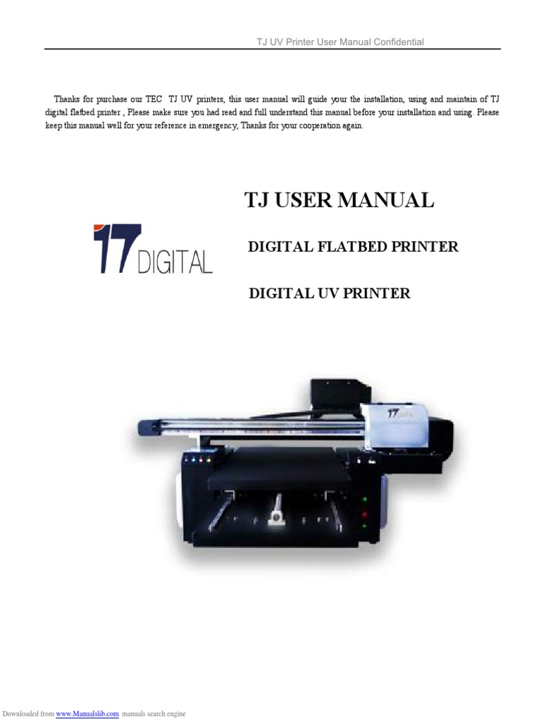 Tecjet 6090uvxp600 | PDF | Printer (Computing) | Electrical Connector