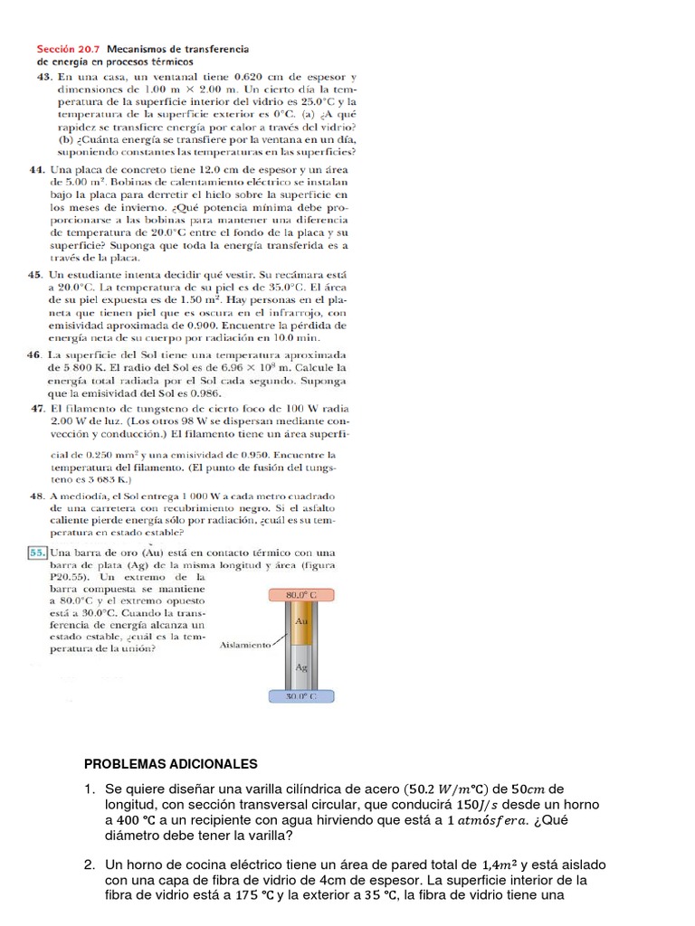Termo 5 | PDF | Conduccion termica | Calor